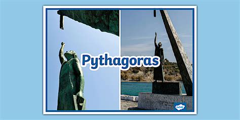 👉 Pythagoras Photo Display Poster Teacher Made Twinkl