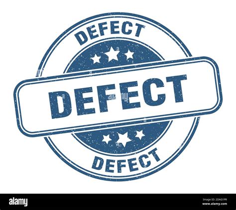 Defect Stamp Defect Sign Round Grunge Label Stock Vector Image And Art Alamy