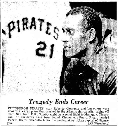 Pirates News On This Date January 1 1973 R Buccos