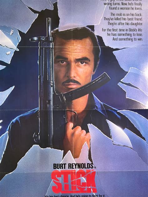 Stick 1985 Movie Poster Original Vintage Sold Out Posters