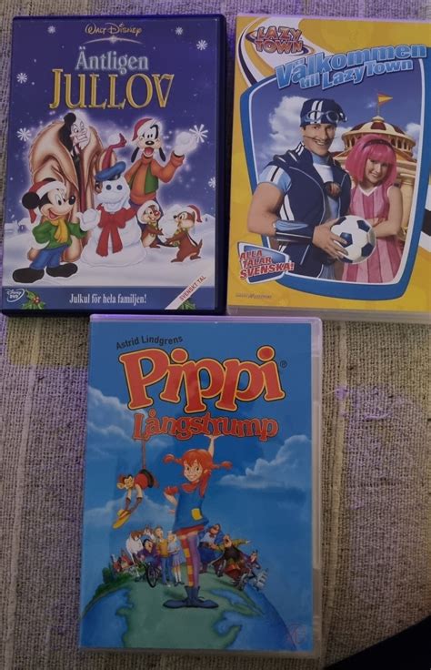 Disney Lazytown Pippi Långstrump Dvd Filmer Köp På Tradera 662121477