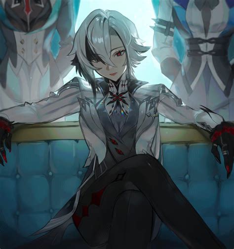 Arlecchino Frost Operative And Wind Operative Genshin Impact Drawn By K Hku Danbooru