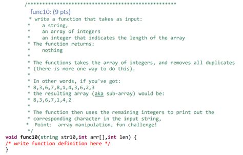Solved Func10 9 Pts Write A Function That Takes As
