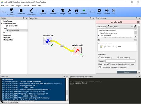 Getting Started — Spine Toolbox 0110dev4 Dev4 Documentation