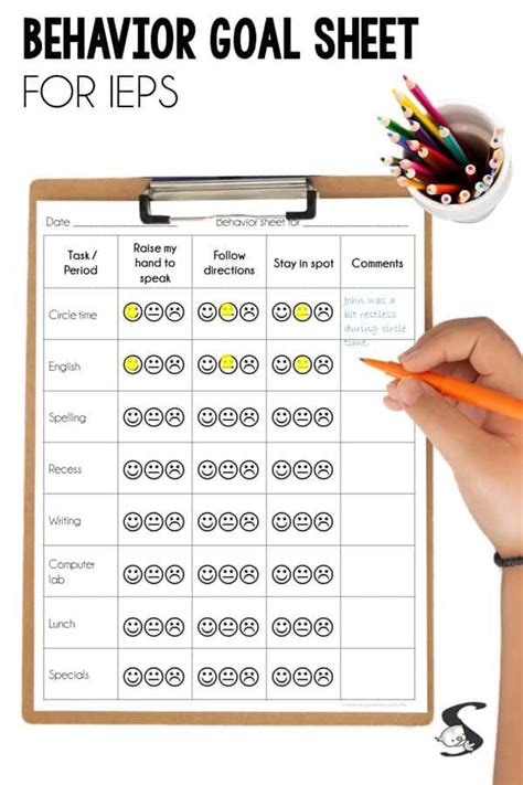 50 Behavior Iep Goals Simple List Iep Goals Iep Social Emotional Learning