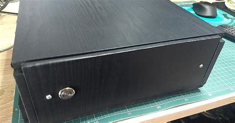 My Very Own Sff Pc Case Made Out Of Mdf Featuring An Old I5 3570 And A B75m Mobo Album On Imgur