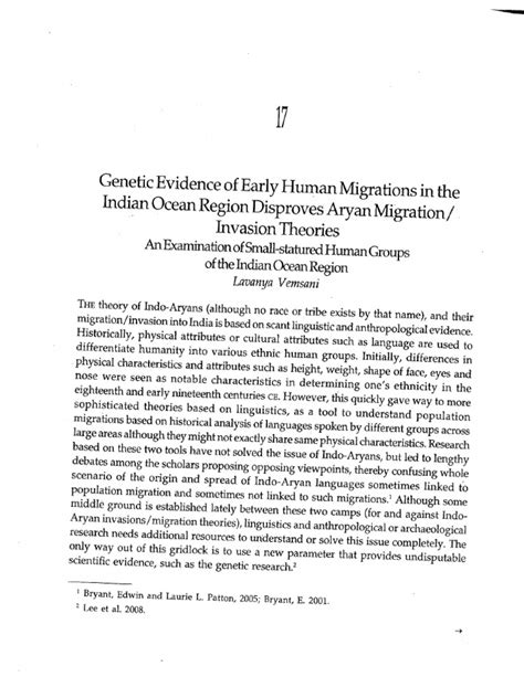 Genetic Evidence Of Early Human Migratio Pdf