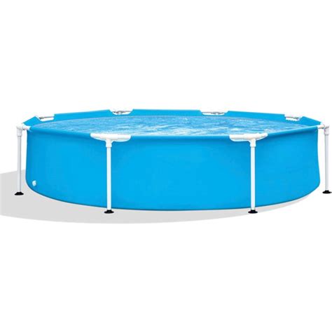 Metal Frame Above Ground Swimming Pool 8ft X 20inpuncture Resistant
