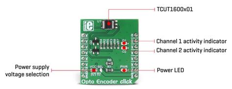 Mikroe 2549 Opto Encoder Click Mikroe Mouser