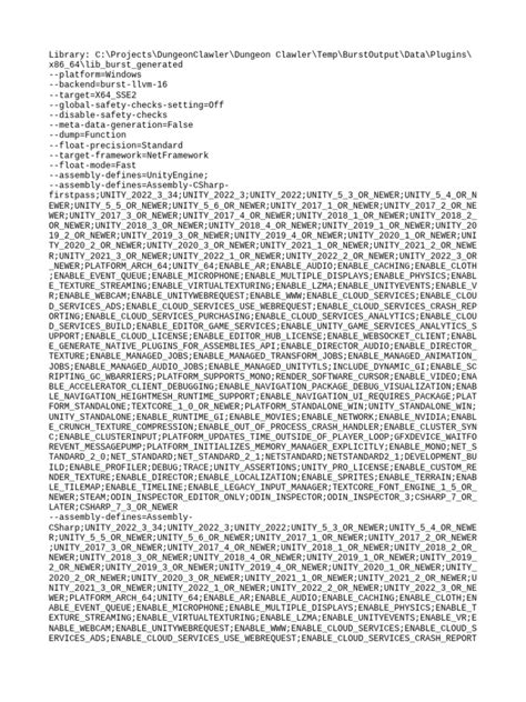 lib burst generated pdf