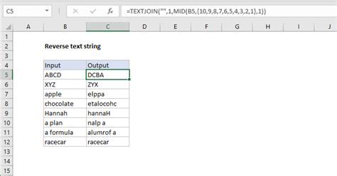 Reverse Text In Excel Easy Steps And Formulas