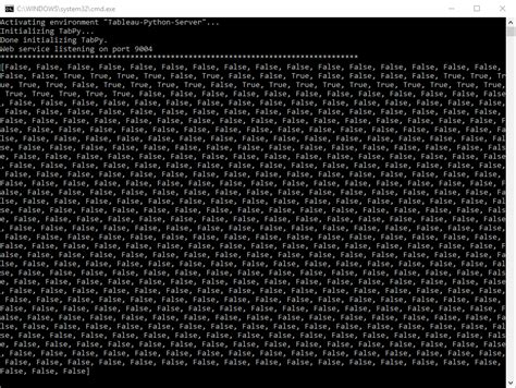 working with external services in tableau python r and matlab