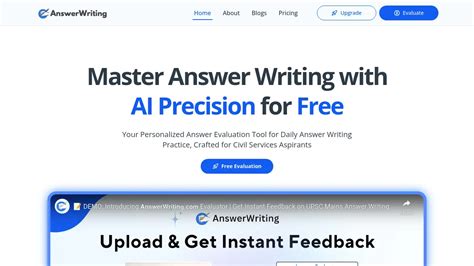 Answerwriting Your Personalized Answer Evaluation Tool For Civil Services Aspirants