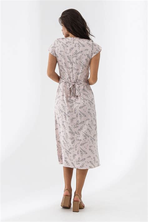 Сукня шовкова з квітковим принтом German Volf