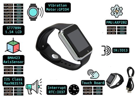 ESP smartwatch z własnymi aplikacjami w Arduino Płońsk Kup teraz na Allegro Lokalnie