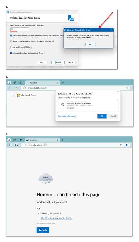 windows admin center doesn t work after reboot microsoft qanda