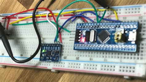 Debug I2c Communication From Mpu6050 To Stm32f103c8t6 Using Hantek 6022be Usb Oscilloscope Youtube
