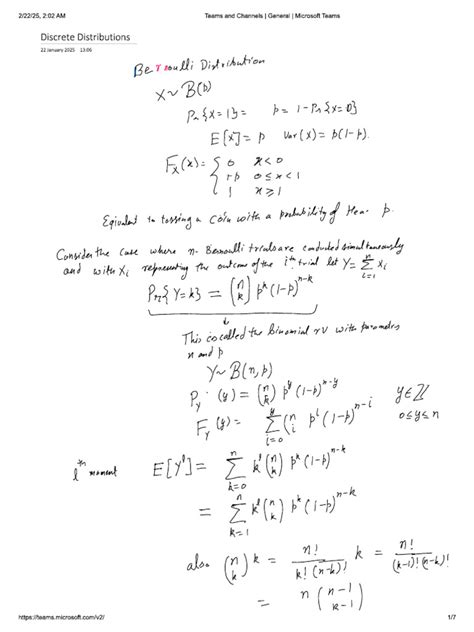 Discrete Distributions Pdf