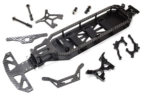 Alloy Chassis And Carbon Fiber Conversion Kit For Team Associated Dr10 Drag Ebay