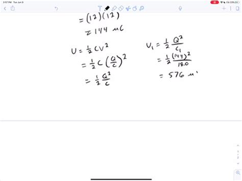SOLVED Two capacitors C μF and C μF are connected in