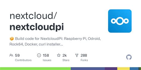GitHub Nextcloud Nextcloudpi Build Code For NextcloudPi Raspberry Pi Odroid Rock