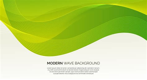 Illustration Darrièreplan Abstrait Vectoriel Ondulé Blanc Et Vert Avec