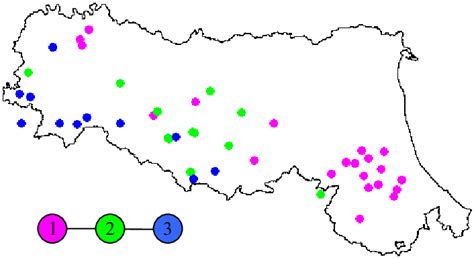 Catchments Of The 3 Cluster Classification Identified By Som Based On