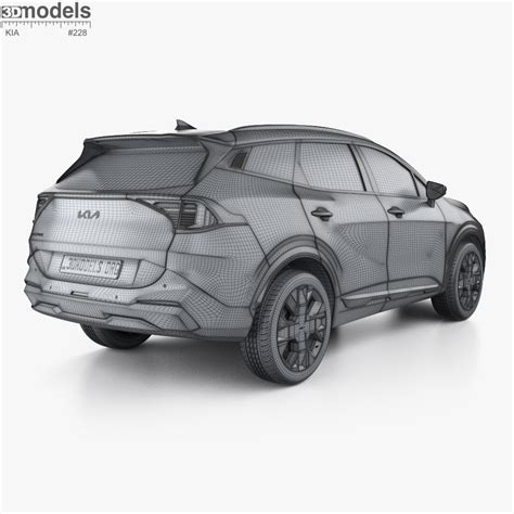 Kia Sportage Nq5 Hev 2025 3d модель Скачати Crossover Suv на