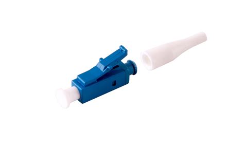LC Simplex Singlemode Connector Blue Helix