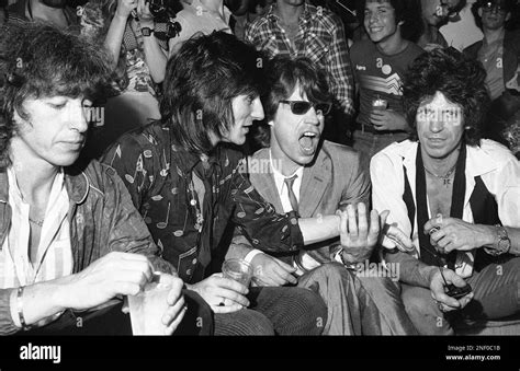 Members Of The Rolling Stones Celebrate The Release Of Their New Album