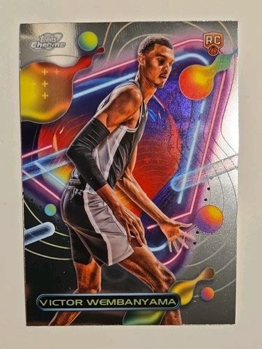 2023 24 Topps Cosmic Chrome Victor Wembanyama 151 Rookie Rc Ebay