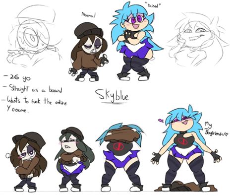 Skyblue Chart R Sky Fnf