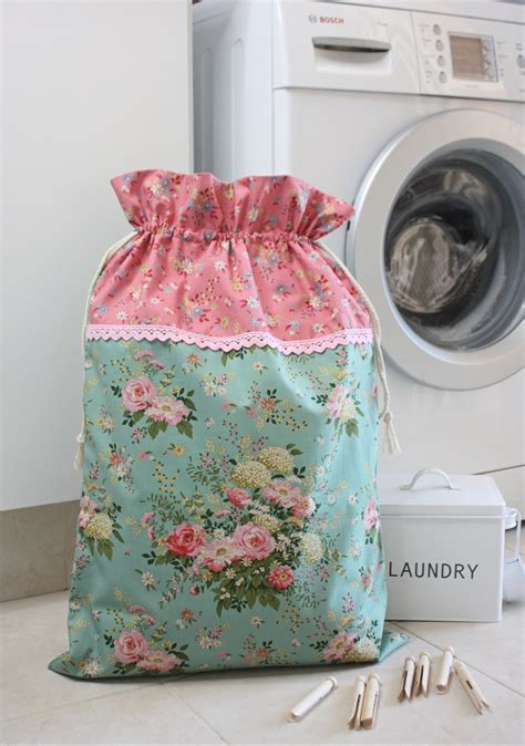 Classic Laundry Bag Pdf Sewing Pattern Large Drawstring Bag