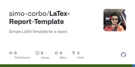 Github Simo Corbolatex Report Template Simple Latex Template For A