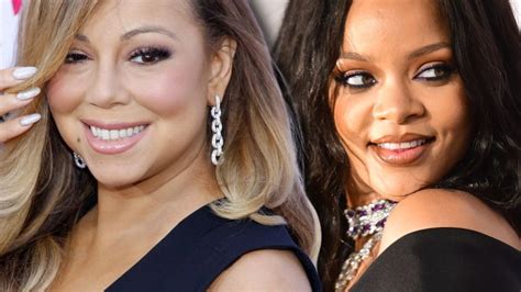 Rihanna Yelled At To Sit Down” By A Fan While Enjoying Mariah Careys