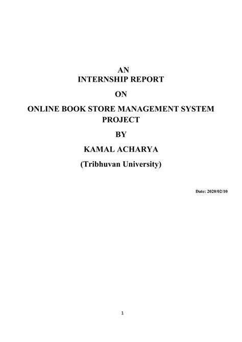 Online Book Store Management System Projectpdf