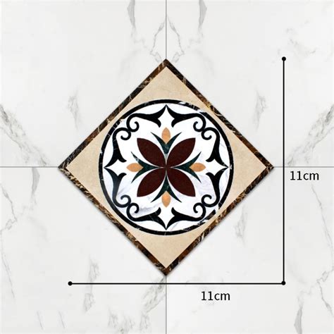 3 세트 자기 접착 바닥 방수 착용 앵글 스티커 거실 욕실 바닥 벽돌 장식 스티커 사양 능 직물 내마모성 B23