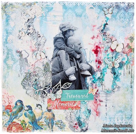 Marta Lapkowska Mixed Media Background Tutorial