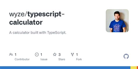 Github Wyzetypescript Calculator A Calculator Built With Typescript