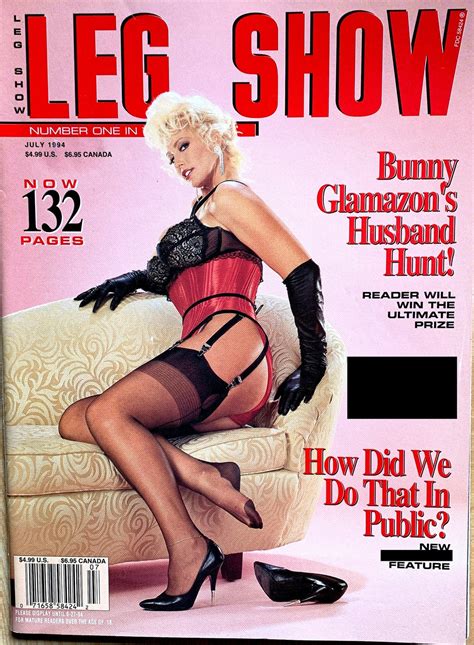 Leg Show Magazine July 1994us Edition Etsy