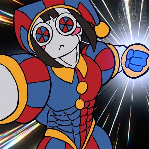 Muscle Pomni 3 From Anythingbecomemoe By V1kt0r12 On Deviantart