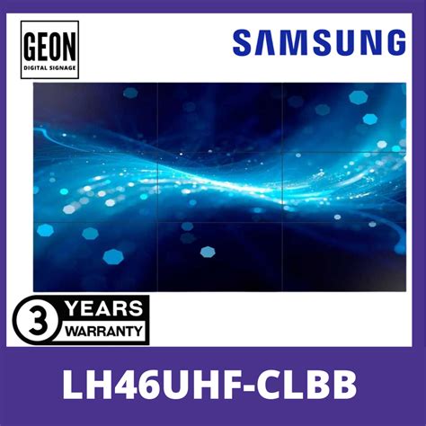 Samsung 46" LH46UHF-CLBB Video Wall Digital Display - Geon Asia
