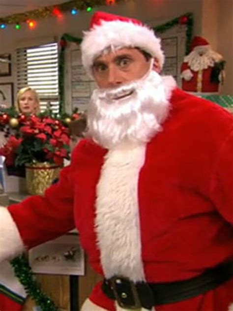 Steve Carell The Office Santa Claus Costume Jacket Steve Carell