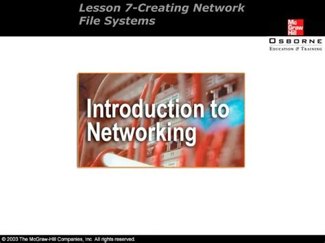Ppt Lesson 7 Creating Network File Systems Powerpoint Presentation Free Download Id 6109461