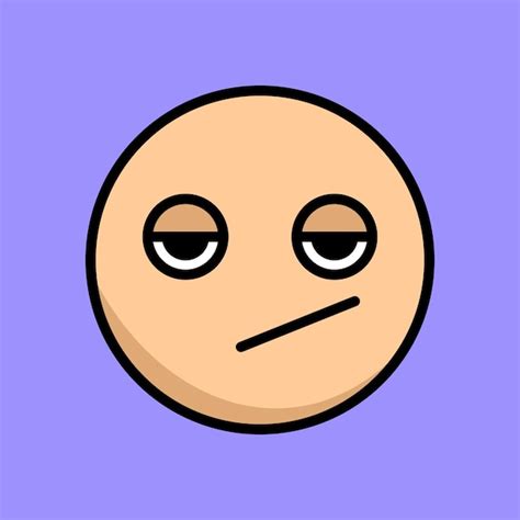 Premium Vector Circle Shape Cute Emoticon