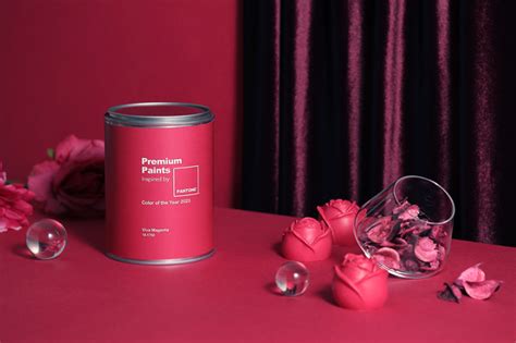 2023 올해의 팬톤 컬러 비바 마젠타 Lx Zin