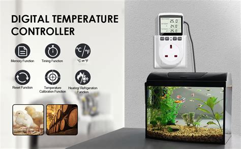 Diymore Digital Thermostat230v Temperature Controller Socket Outlet