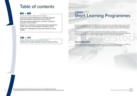 Short Learning Programmes University Of South Africa