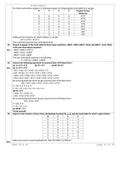 Solved Exercise Boolean Algebra Pdf