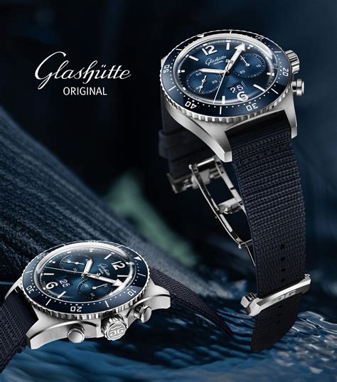 Timezone Glashuette Original Close Up Of The New Glashütte Original
